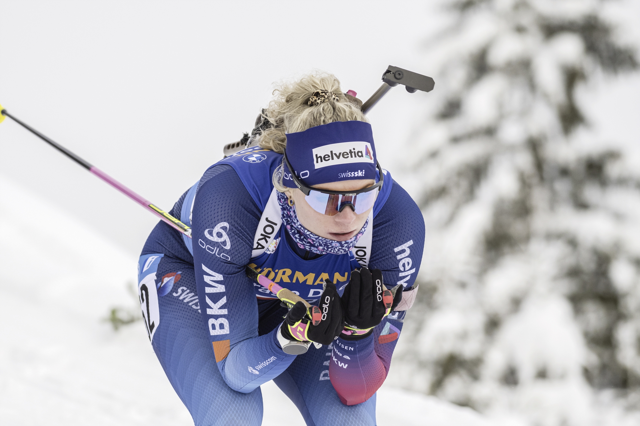 Biathletin Amy Baserga: Schlaflos, aber treffsicher - Freiburger ...