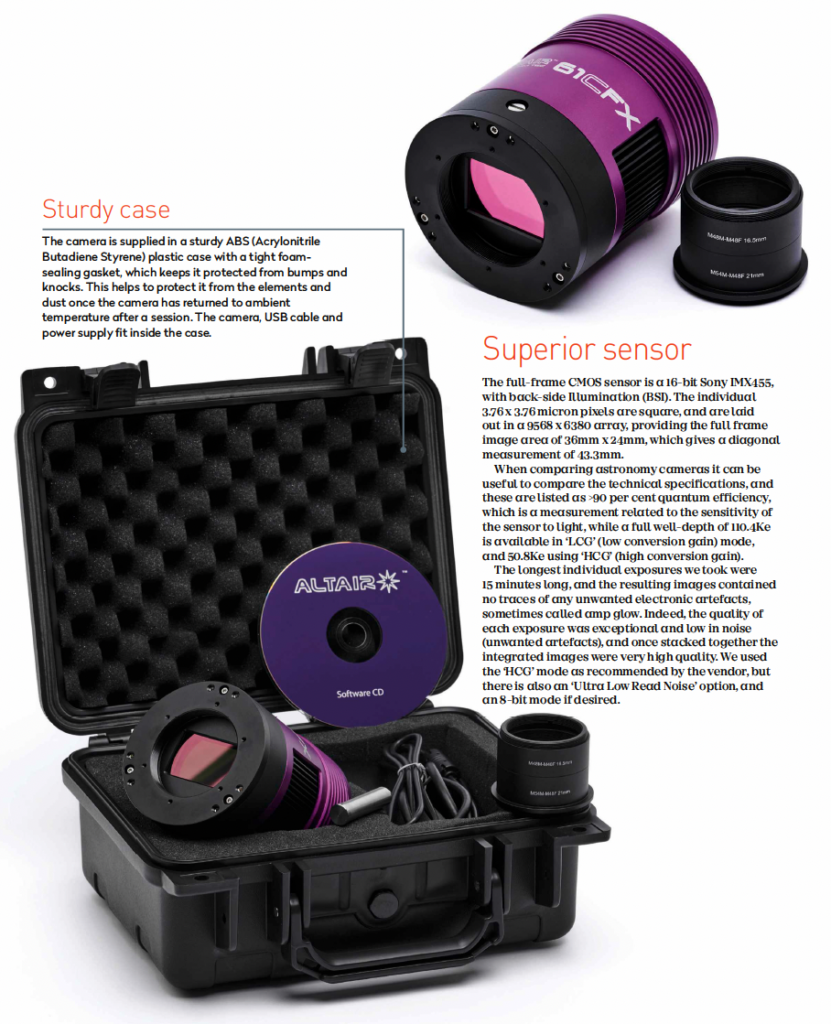 First light: Altair Astro Hypercam A A61CFX colour camera – BBC Sky at ...