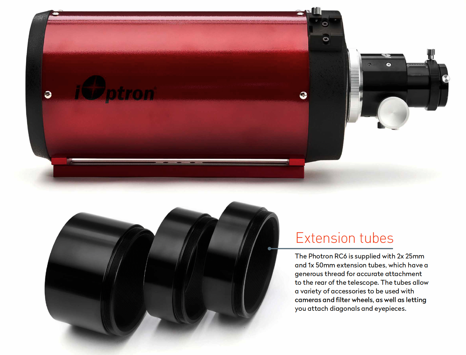 First light: iOptron Photron RC6 6-inch Ritchey-Chrétien optical tube ...