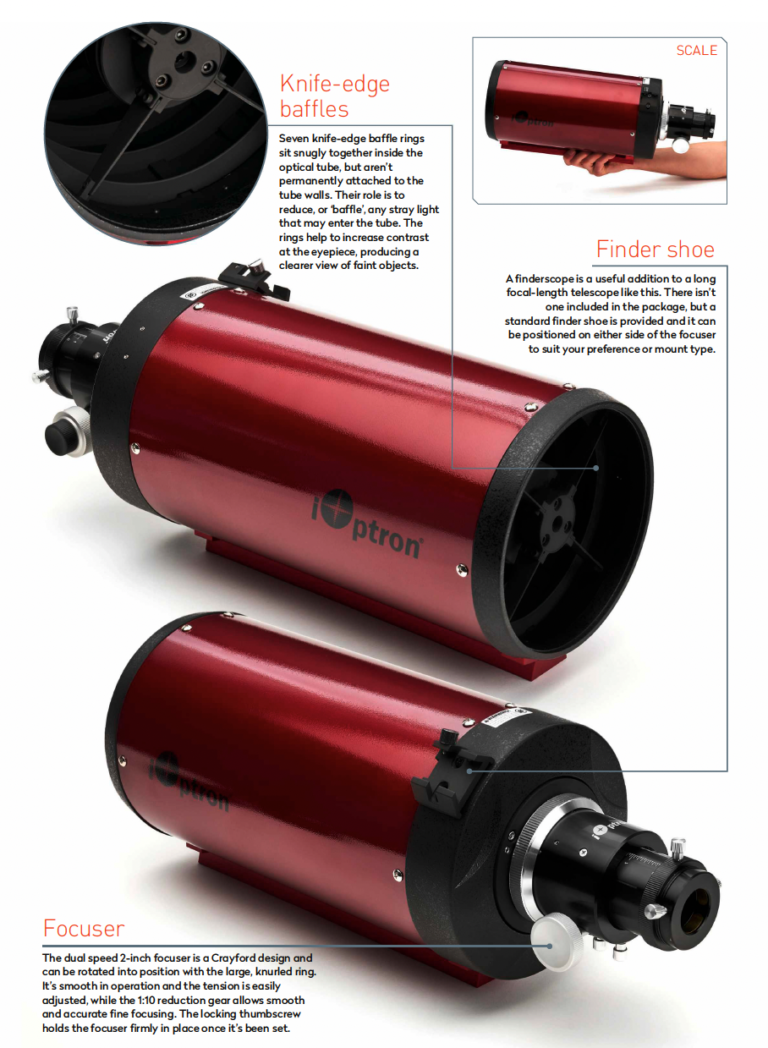 First light: iOptron Photron RC6 6-inch Ritchey-Chrétien optical tube ...