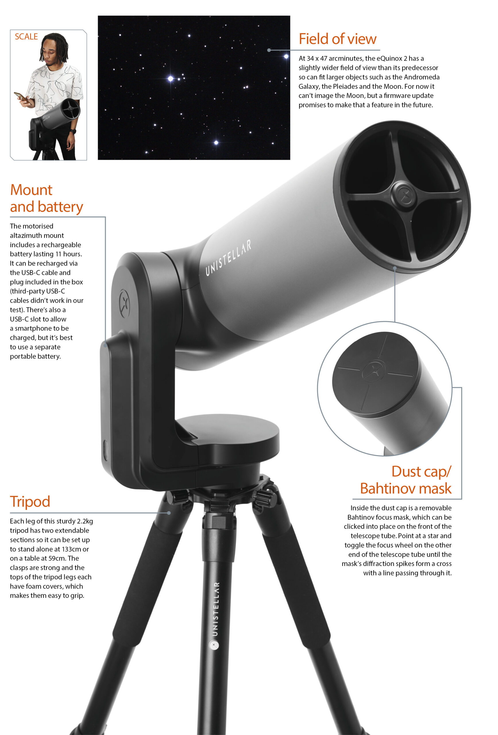 Unistellar eVscope eQuinox 2 – BBC Sky at Night